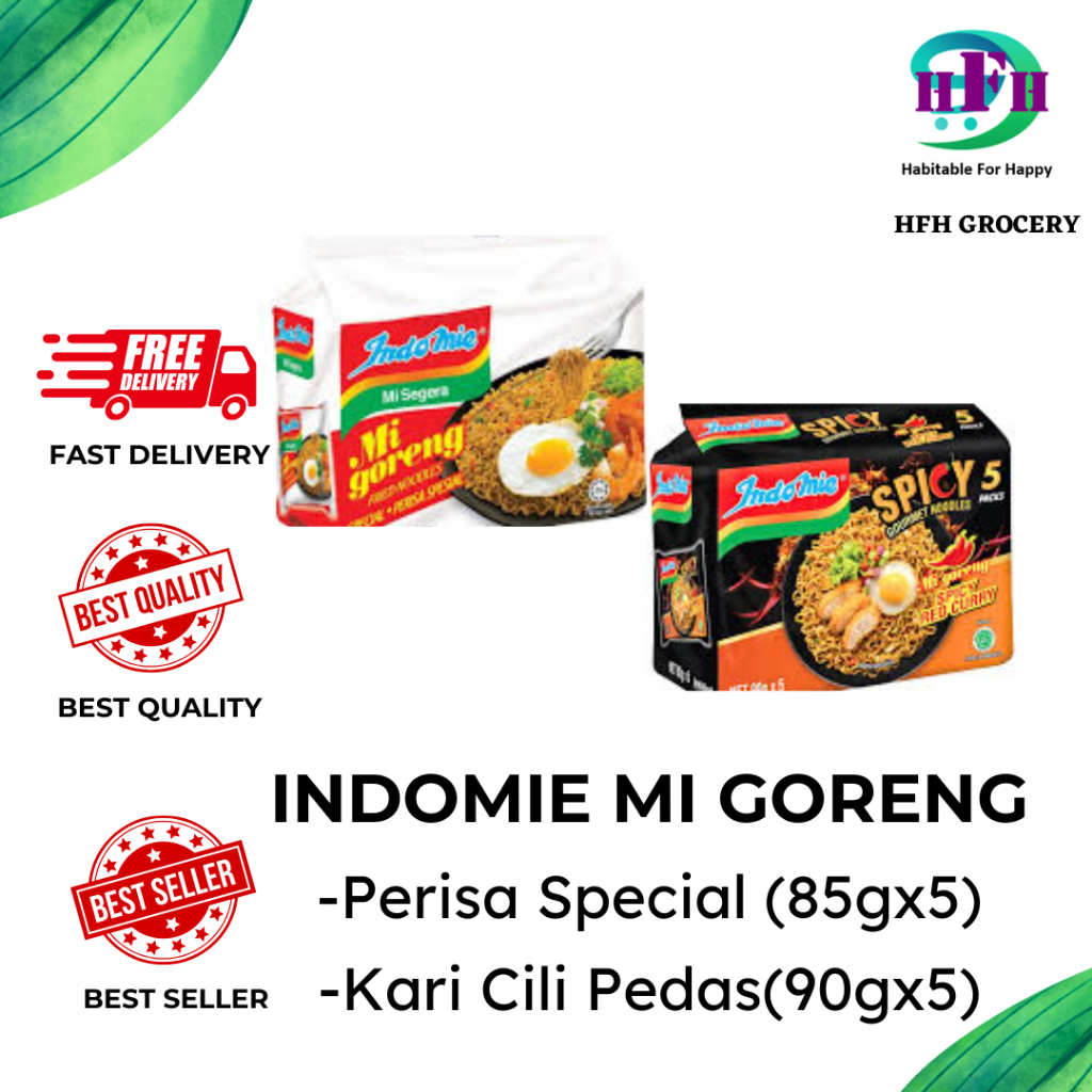 🔥 Indomie Mi Goreng Mi Segera/ Fried Noodles Special / Indomie Original ...