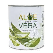 Aloe Vera (White) Canned 850g 【HALAL】冰糖芦荟 /芦荟丁/芦荟果粒/奶茶店专用配料(白肉 ...