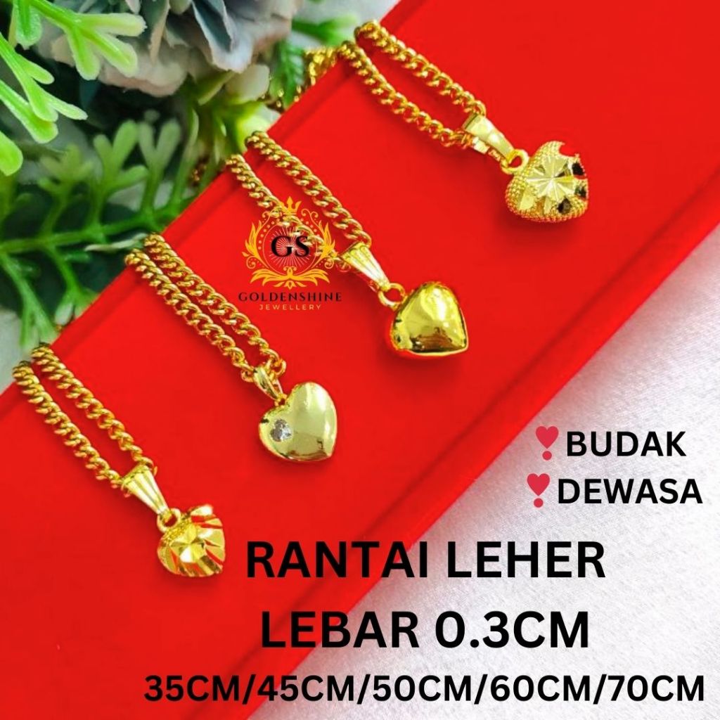 GB HIGH QUALITY SADURAN 24K COP 916 RANTAI LEHER LIPAN GAJAH LEBAR 0 ...