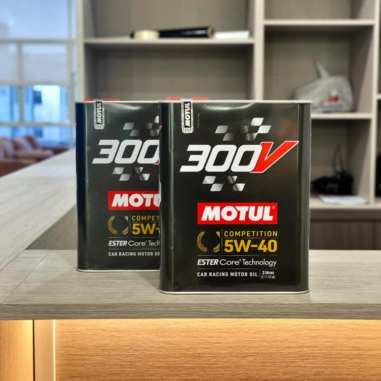 MOTUL 300V Power 5W40 2L ESTER Core Racing Engine Oil | Shopee Malaysia