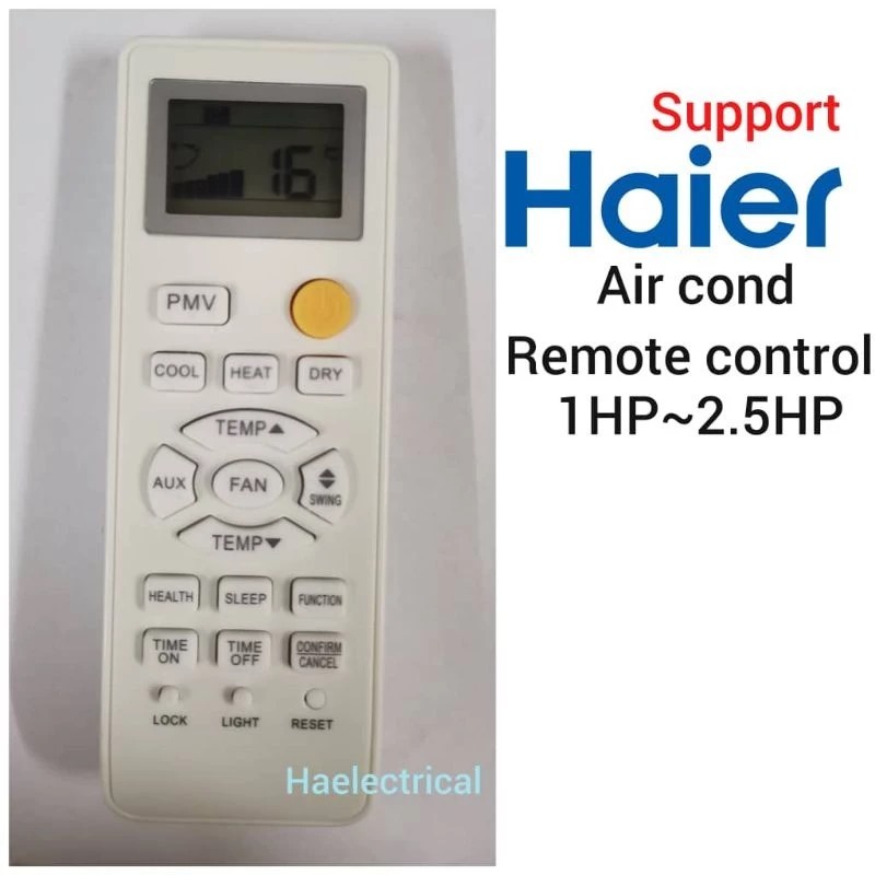 (OEM) Air Cond Remote Control For Haier 1hp / 1.5hp / 2hp | Shopee Malaysia