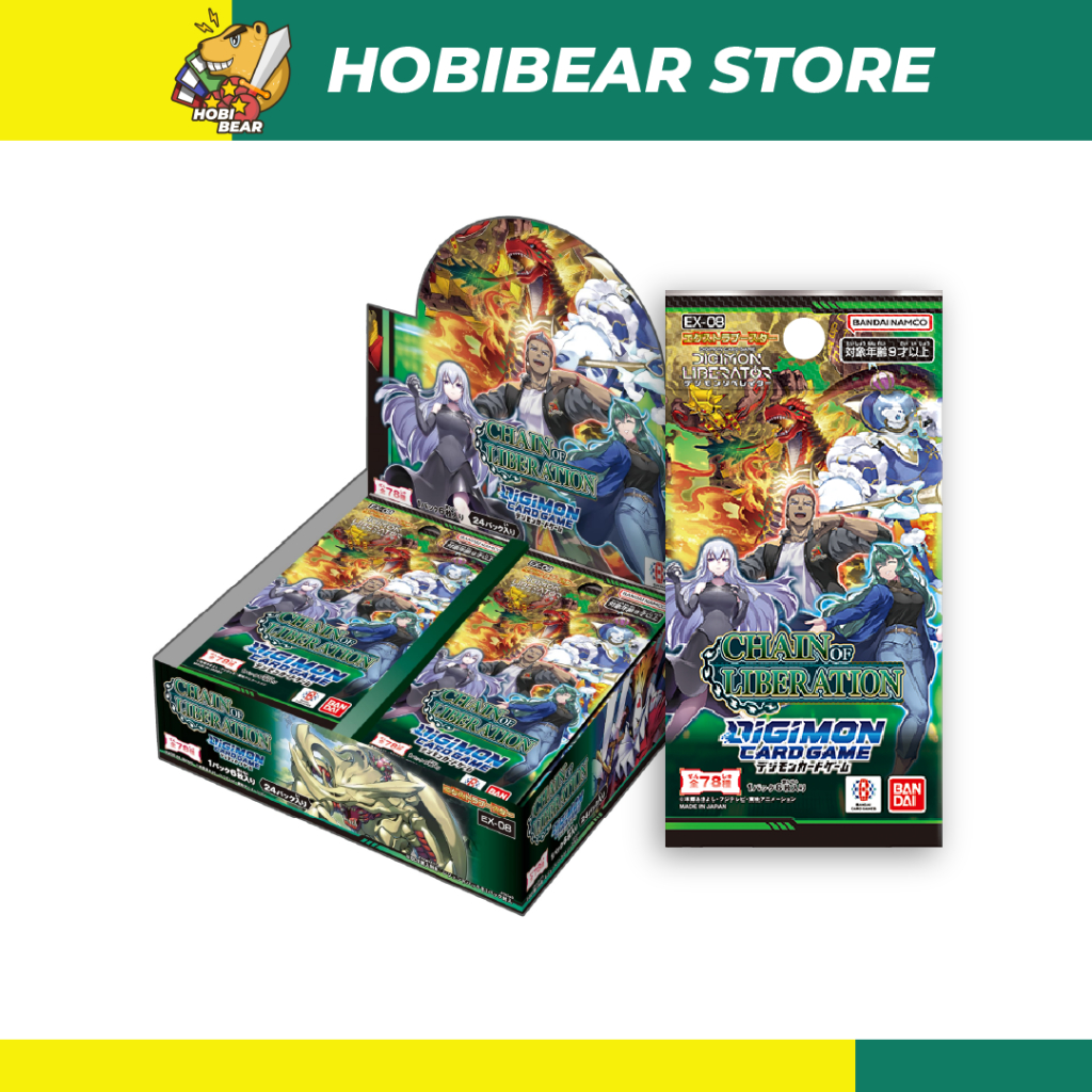 Bandai Digimon Card Game EX08 Chain of Liberation Extra Booster Box ...