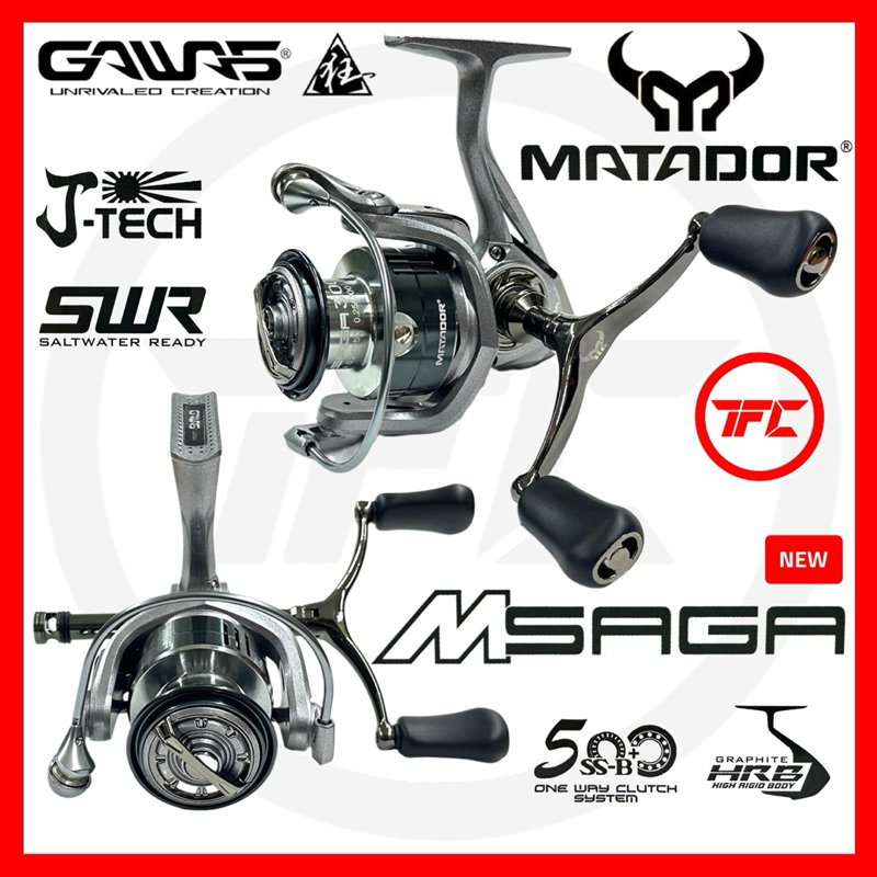 2025 GAWAS MATADOR M-SAGA Double Handle SW Spinning Reel MSAGA Casting ...