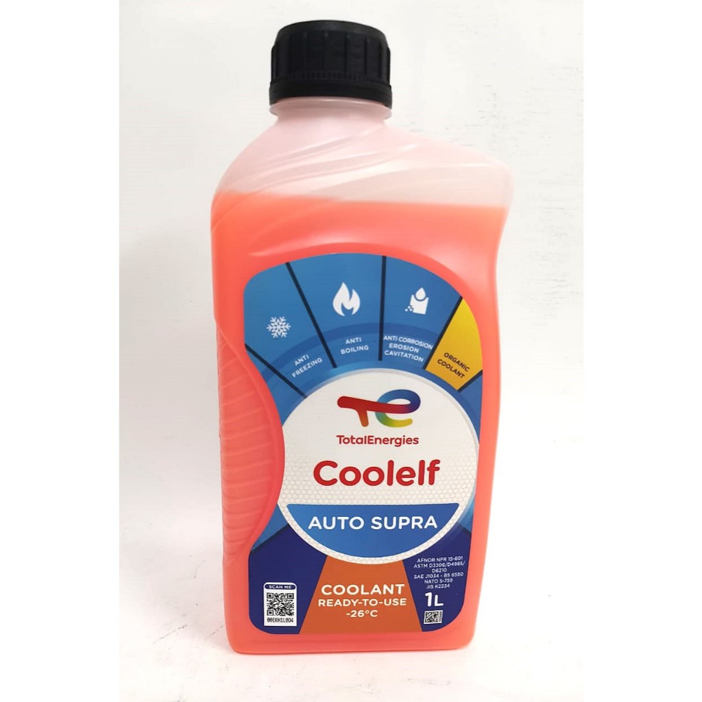 TOTAL COOLANT AUTO SUPRA COOLANT 26°C , 1L | Shopee Malaysia