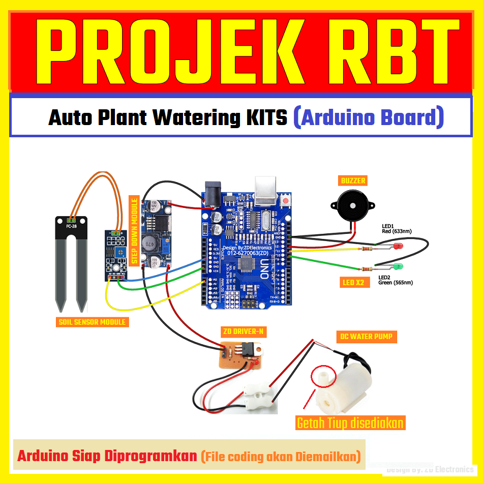 Smart Auto Plant Watering kit(Arduino)Projek RBT/Final Projek/RBT ...