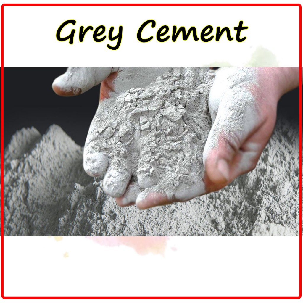 Simen Ready Stock Grey Cement Biasa Concrete Wall Repair Hole Touch Up ...