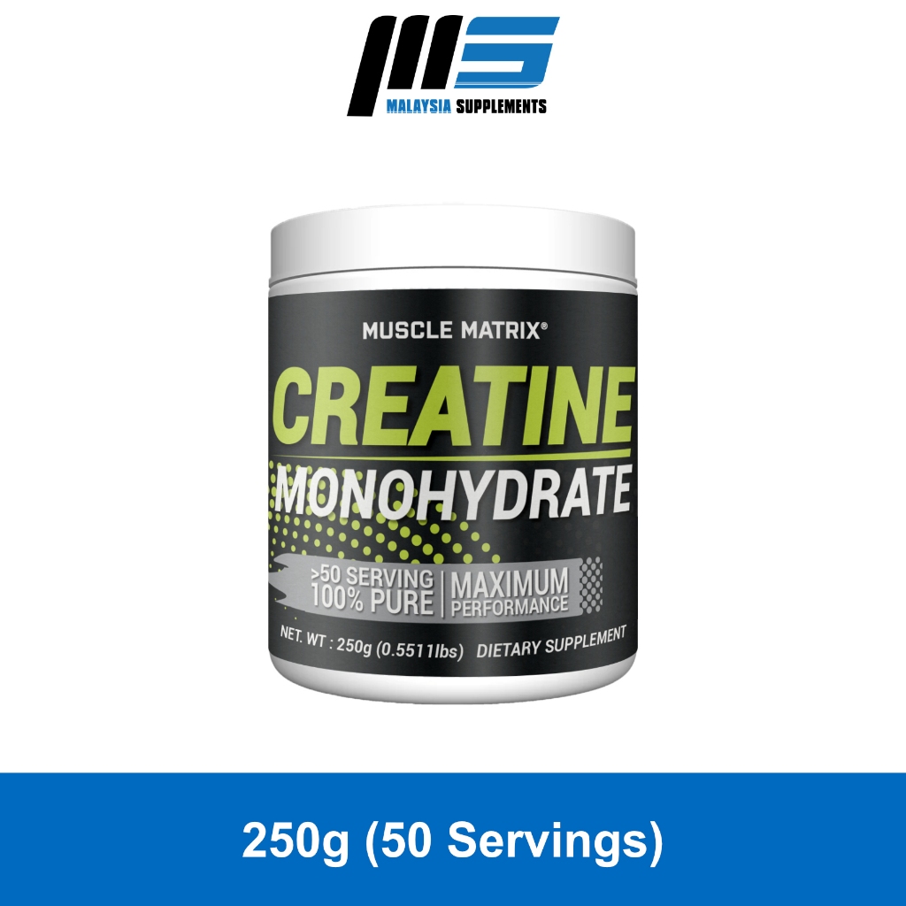 Muscle Matrix Creatine Monohydrate (250g) - Unflavored | Shopee Malaysia