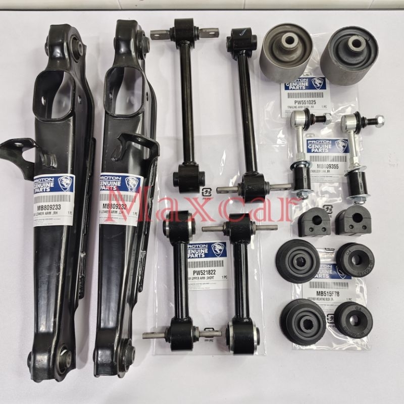 18PCS IN 1 PROTON WIRA WAJA GEN2 PERSONA REAR LOWER ARM/UPPER ARM ...