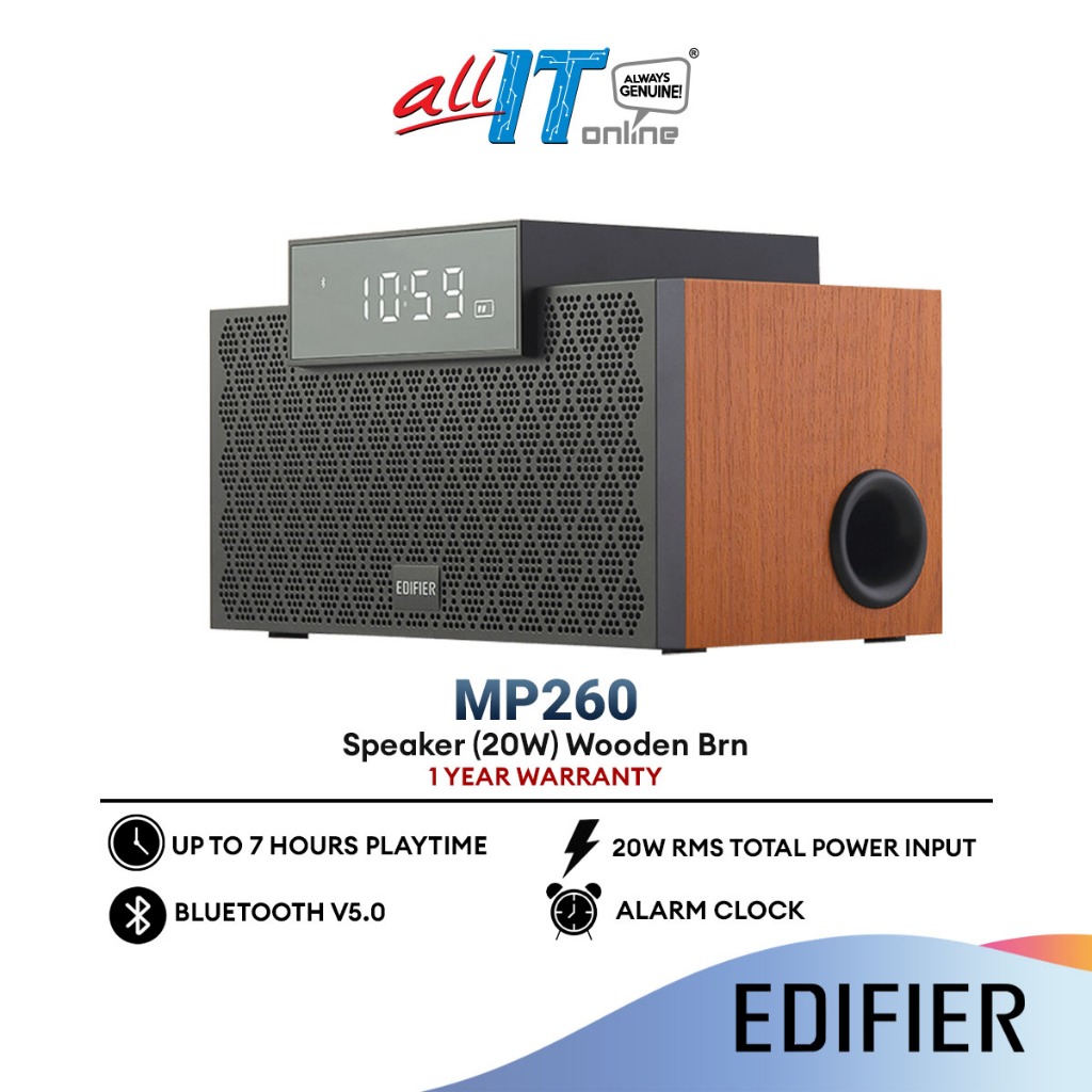 Edifier MP260 Speaker (20W) Wooden Brn | Shopee Malaysia