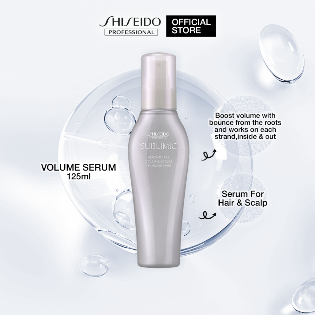 SHISEIDO PROFESSIONAL Sublimic Adenovital Volume Serum (125ml) | Shopee ...