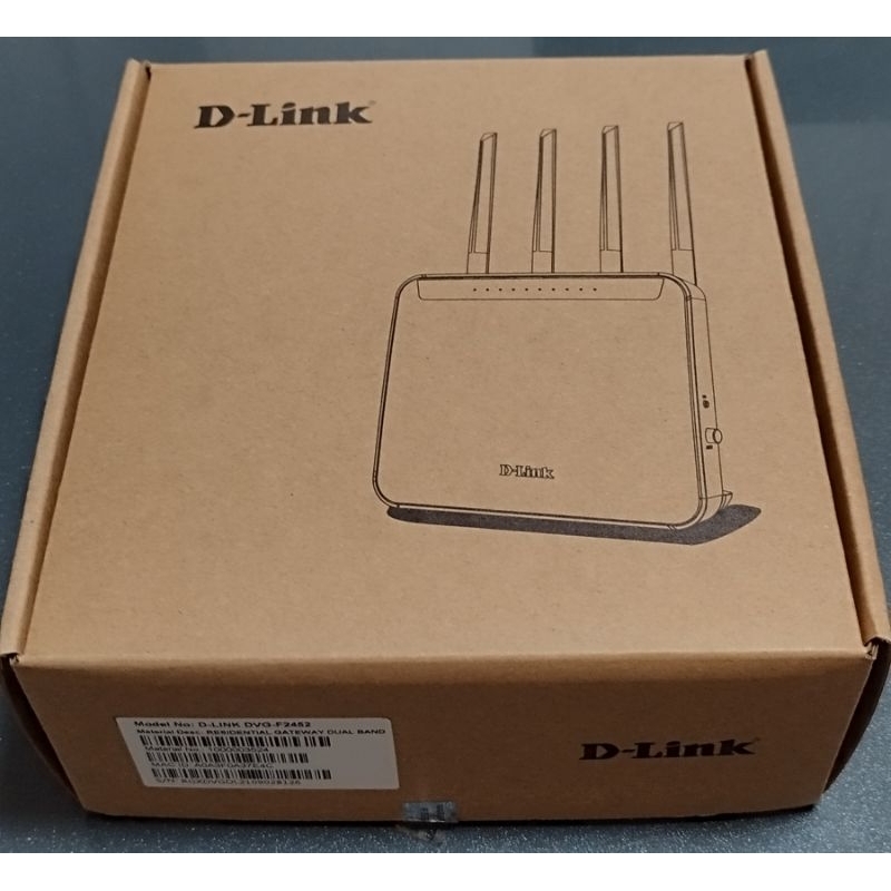 D-Link Unifi DVG-F2452GR Wireless AC1200 Dual-Band Gigabit Router ...