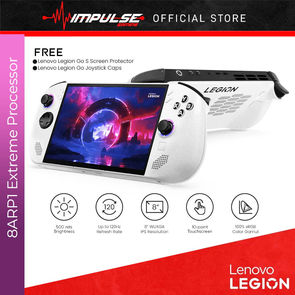 LENOVO Legion Go S (8ARP1) Handheld Gaming Console - 8" WUXGA, IPS ...