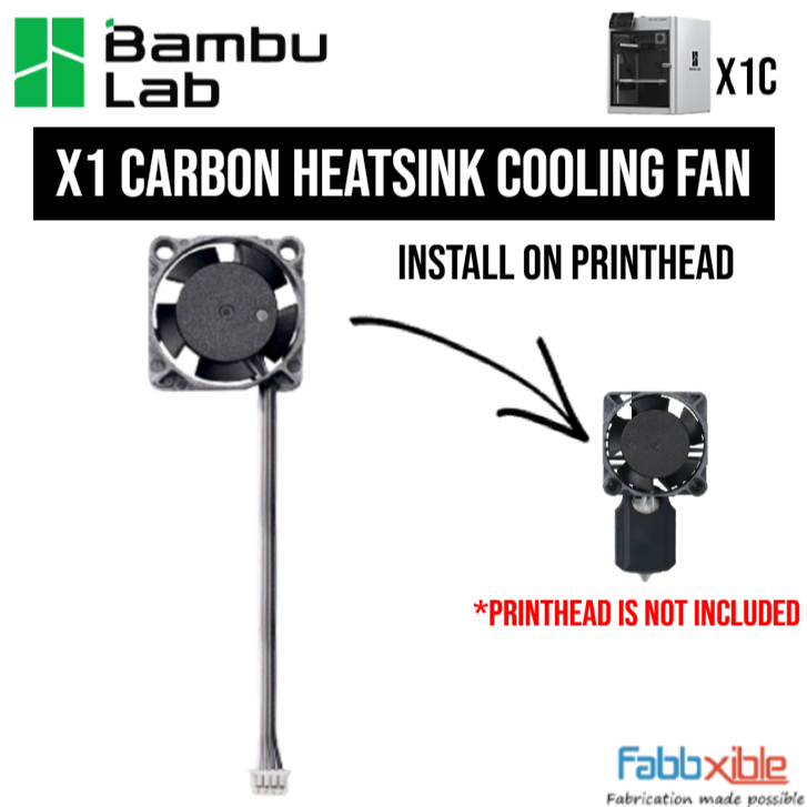 Bambu Lab X1Carbon Heatink Cooling Fan 25x25x10mm | Shopee Malaysia