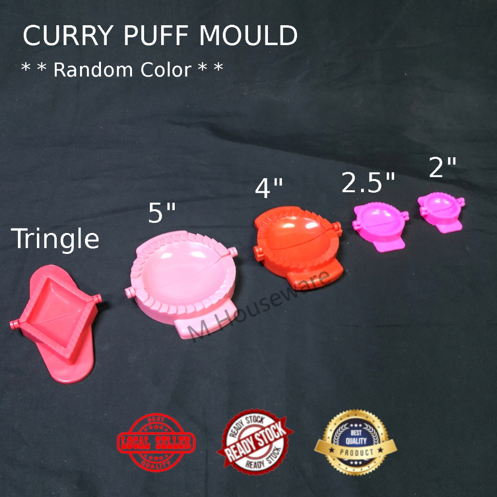 Plastic Curry Puff Mould 2"~5" Tringle Samosa Mould Dumpling Mould ...