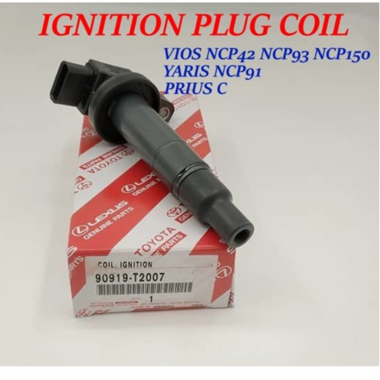 ORIGINAL TOYOTA PLUG COIL IGNITION COIL VIOS NCP42 VIOS NCP93 VIOS ...