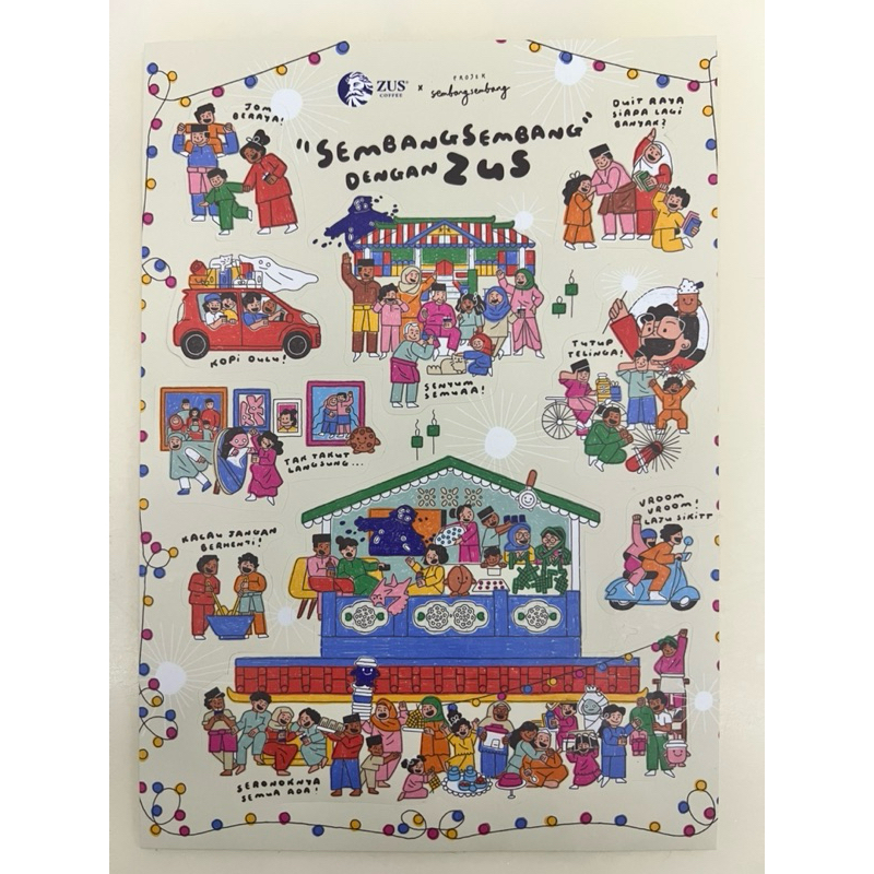 [Original | 2025 ZUS] 3D Sticker Zus Raya 2025 | Sembang Sembang Dengan ...