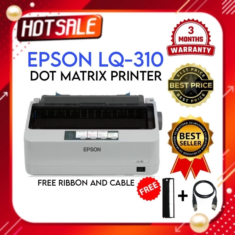 EPSON LQ-310 Dot Matrix Printer (SECONDHAND/USED) | Shopee Malaysia