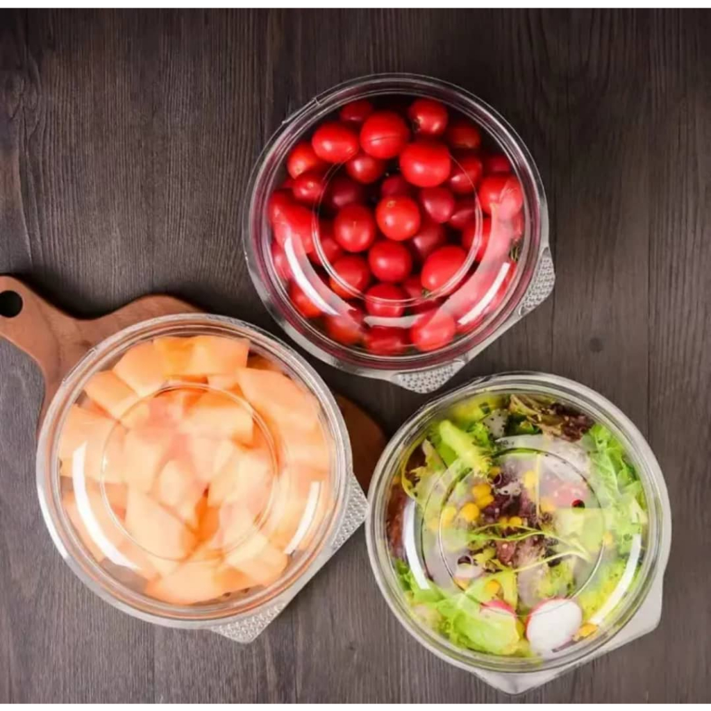 RORA - (10 Pcs) 6 Inch Transparent Plastic Crepe Box | Paste Box | Cake ...