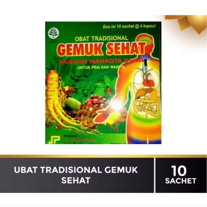 Gemuk Sehat Ubat Tradisional 1box 10sachet Original | Shopee Malaysia