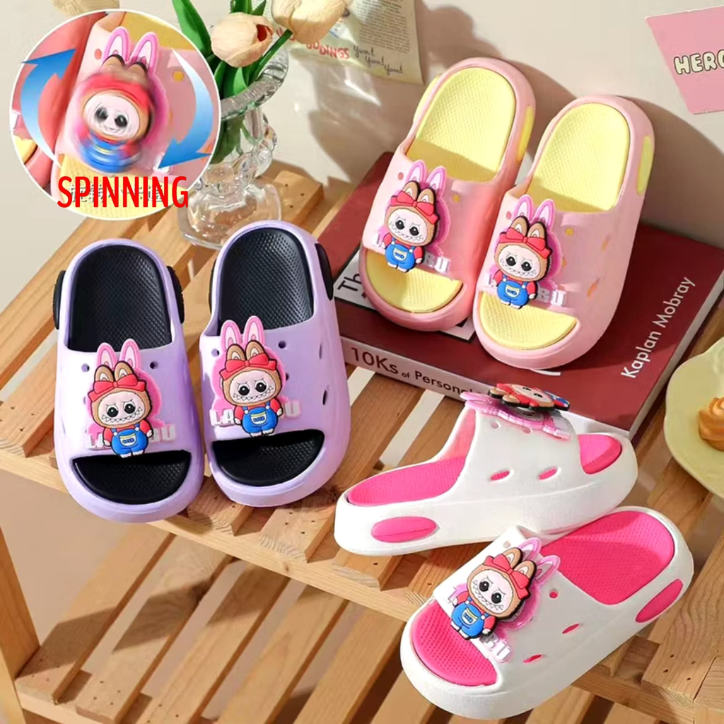 SANDALS LABUBU SPIDERMAN CARTOON ROTATING SUIT FOR KIDS CARTOON VIRAL ...