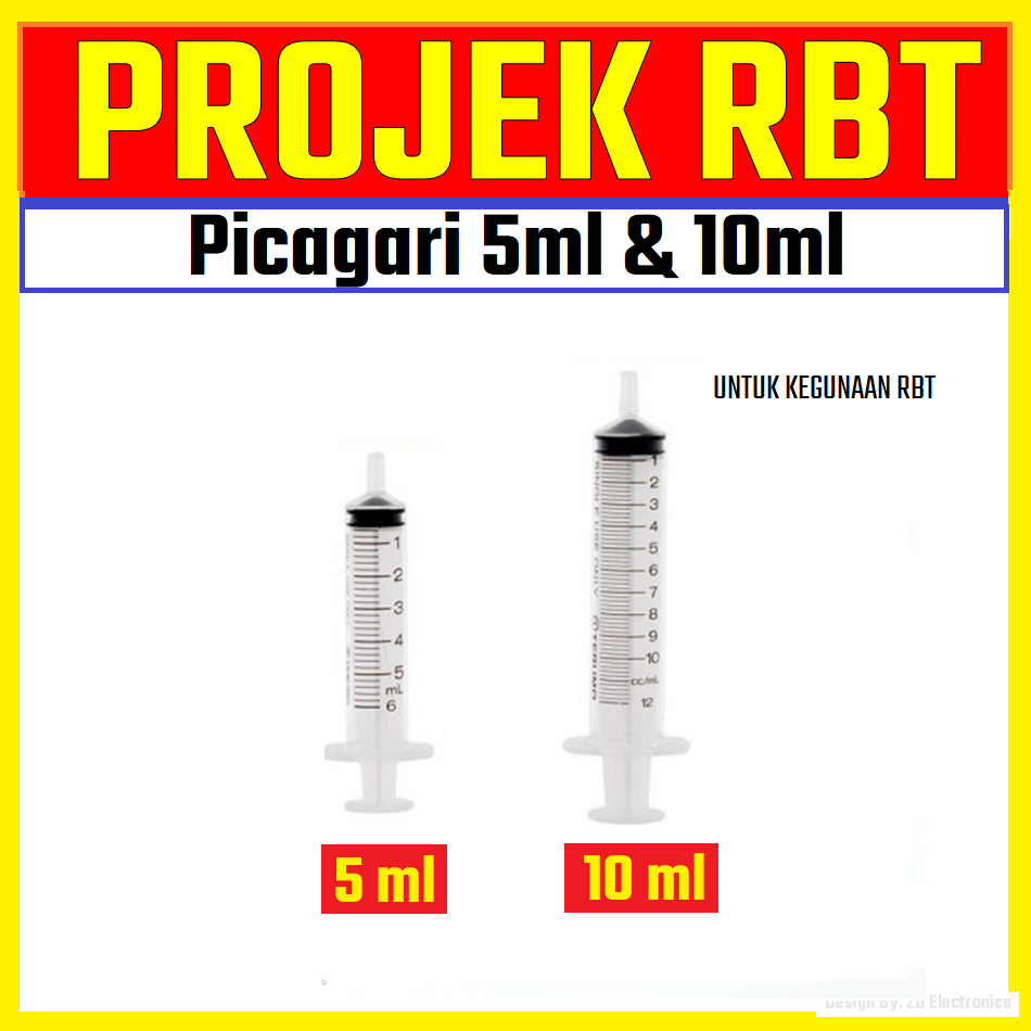 Picagari (syringe) 5ml &10 ml Aplikasi Prinsip tekanan udara .Fizik ...