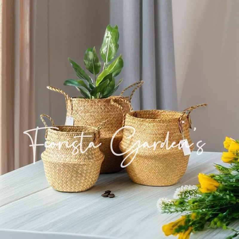 Popular Bakul Rotan Basket | Bakul Pokok Bunga Rattan | Basket Bakul ...