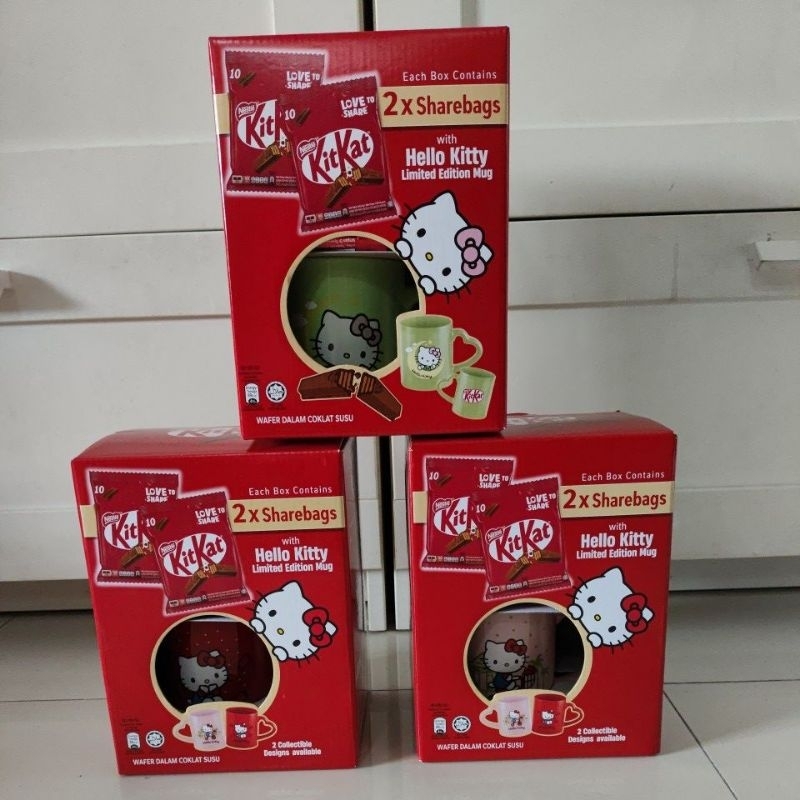 [LIMITED EDITION READY STOCK] Nestle KitKat Sanrio Hello Kitty Raya Mug ...