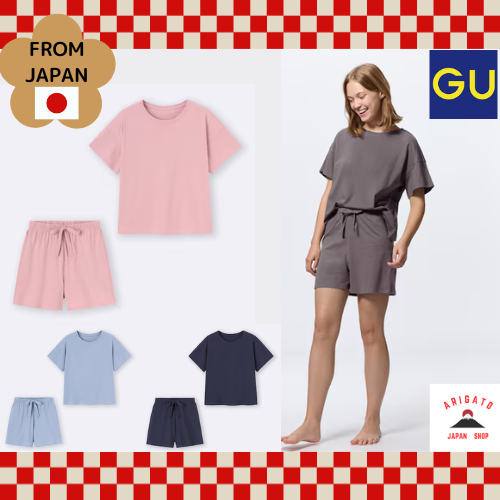 GU Cotton Collar Lounge Set【Direct from Japan】 | Shopee Malaysia