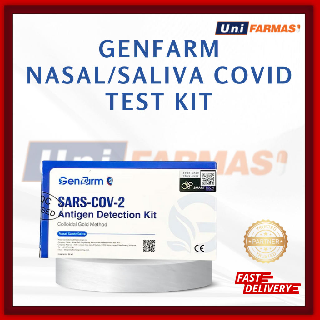GENFARM NASAL/SALIVA COVID TEST KIT [EXP: 21/12/2025] | Shopee Malaysia