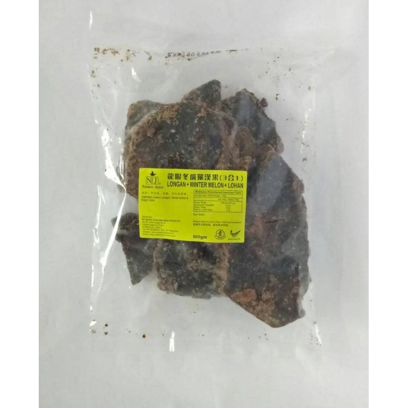 NJ Longan+Winter Melon+Longan / 龙眼+冬瓜+罗汉果 (2 pkts x 500g) | Shopee Malaysia