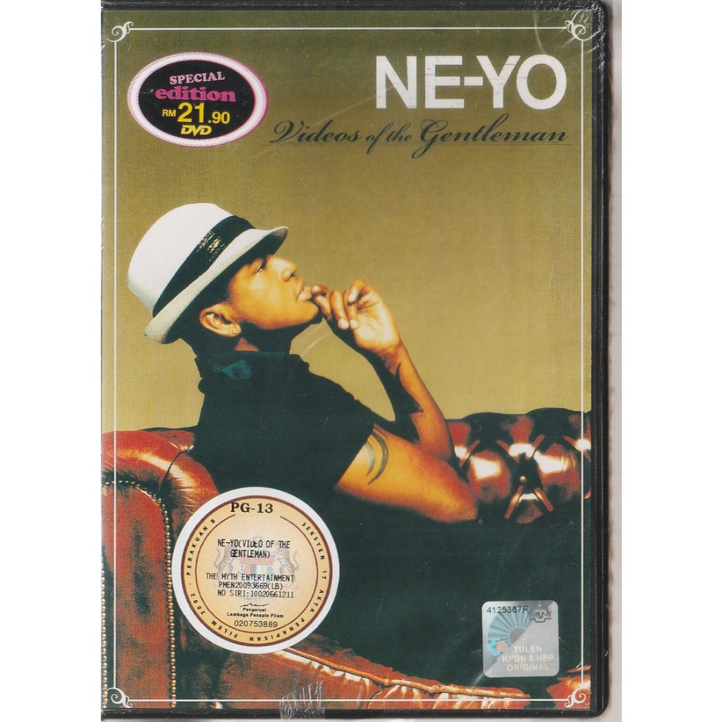 DVD NE-YO : VIDEOS OF THE GENTLEMAN : NEYO ( ORIGINAL DVD ) | Shopee ...