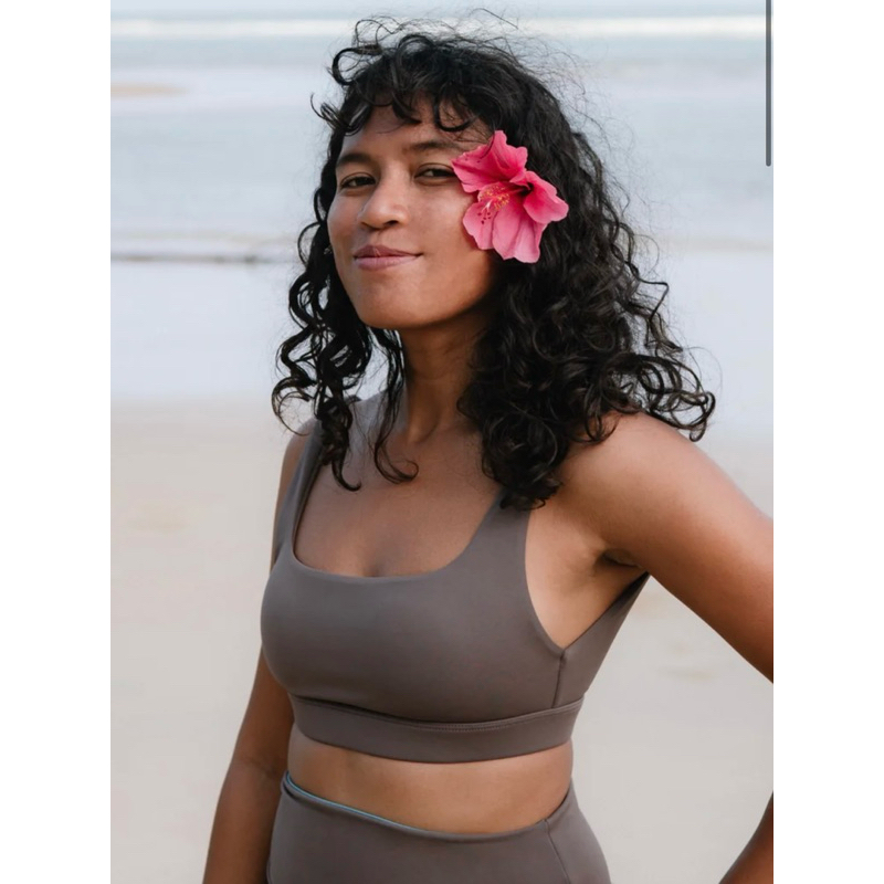 Raised By Waves - Waves Chaser Square Neck Bikini Top | Shopee Malaysia