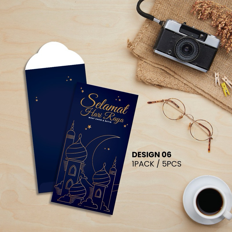 NEW DESIGN RAYA PACKET (5pcs /pack) | Shopee Malaysia
