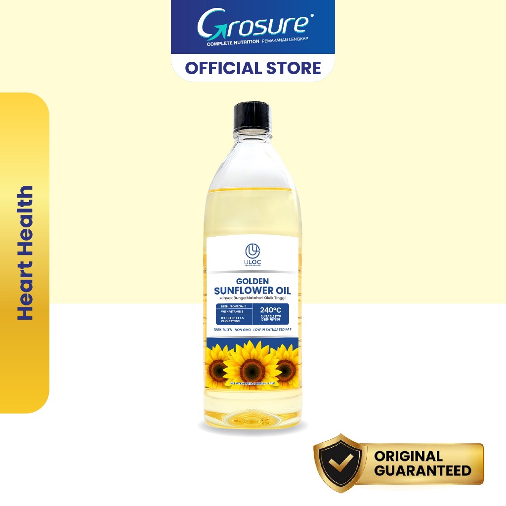 ULOC High Oleic Golden Sunflower Oil (1L) | Shopee Malaysia