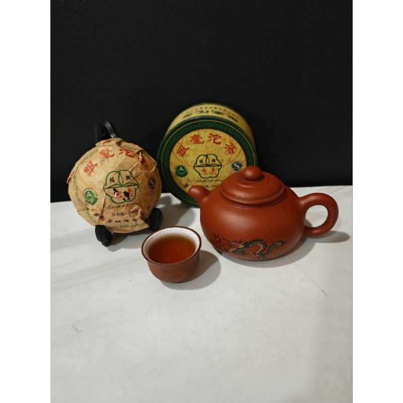 Authentic Pu'er Cha Chinese Tea 2007年银毫沱茶 普洱茶 | Shopee Malaysia