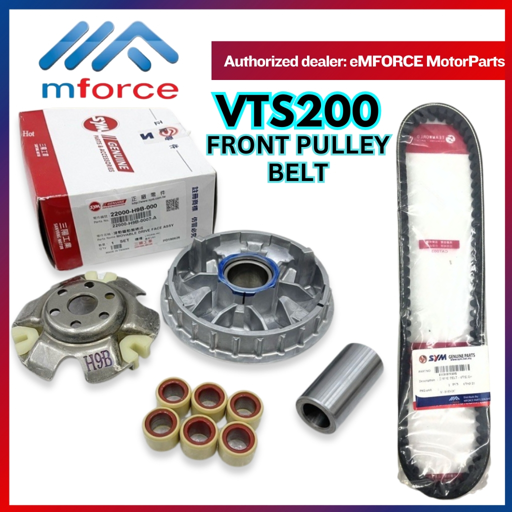 SYM VTS200 VTS 200 ELEGEN-150 FRONT PULLEY TIMING BELT BELTING SYM ...