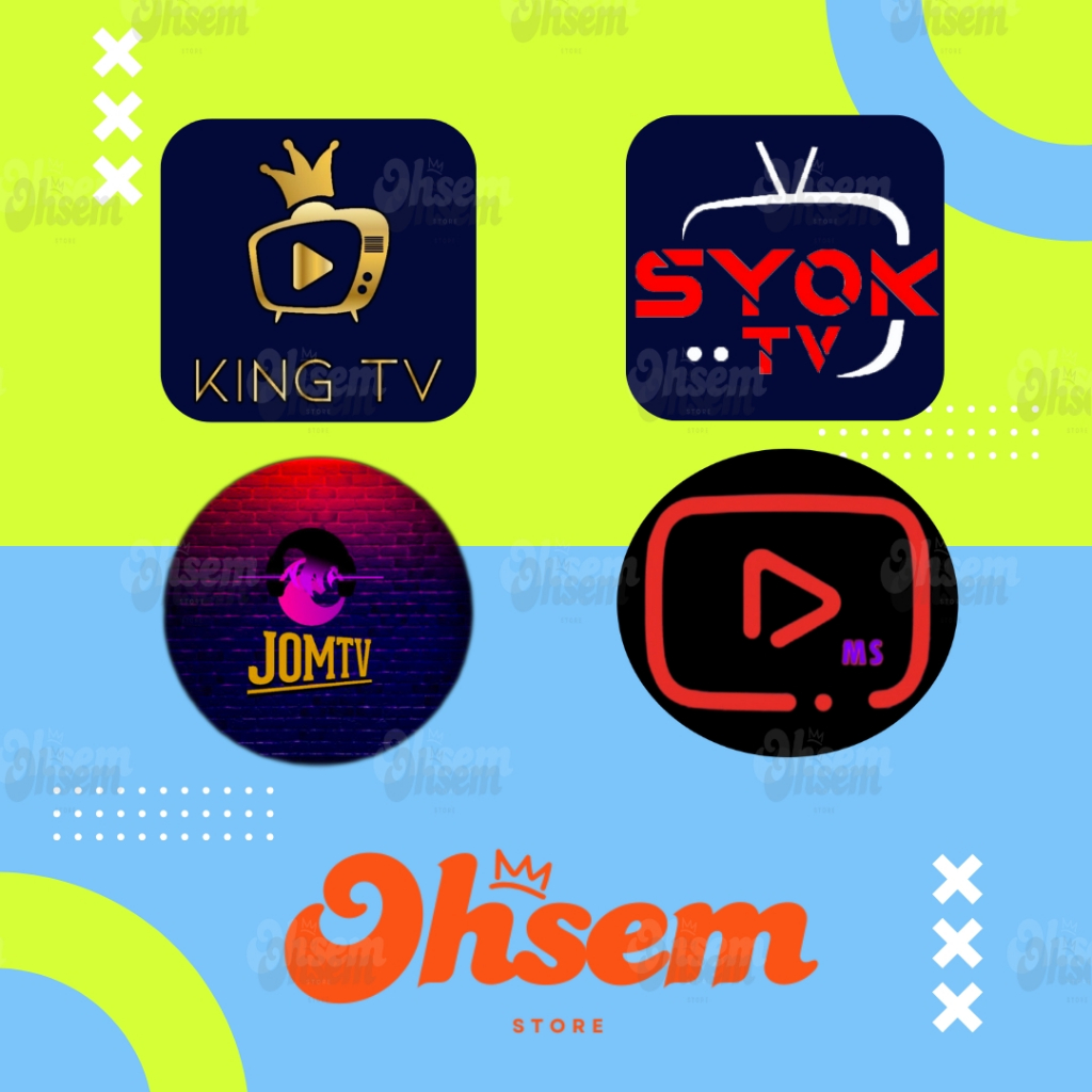 SYOK TV KING TV MS TV JOM TV IPTV JOMTV MSTV KINGTV SYOKTV - ANDROID IOS PC/LAPTOP | Shopee Malaysia