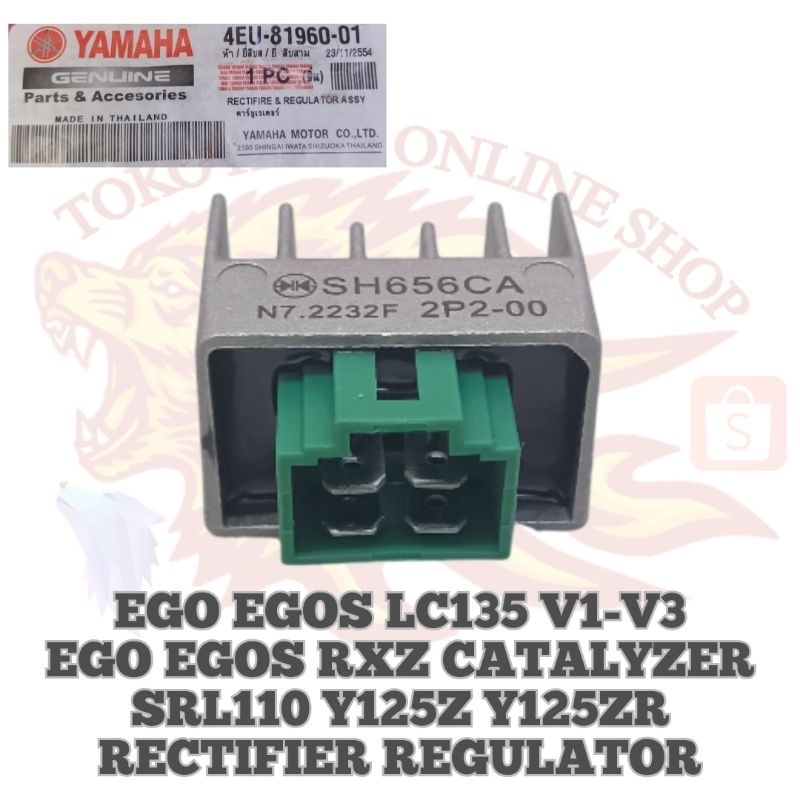 ORIGINAL YAMAHA LC135 V1-V3/Y125Z/125ZR/RXZ 5PV NEW/SS2 Y1102/NOUVO LC/EGO/EGOS/SRL110 REC ...