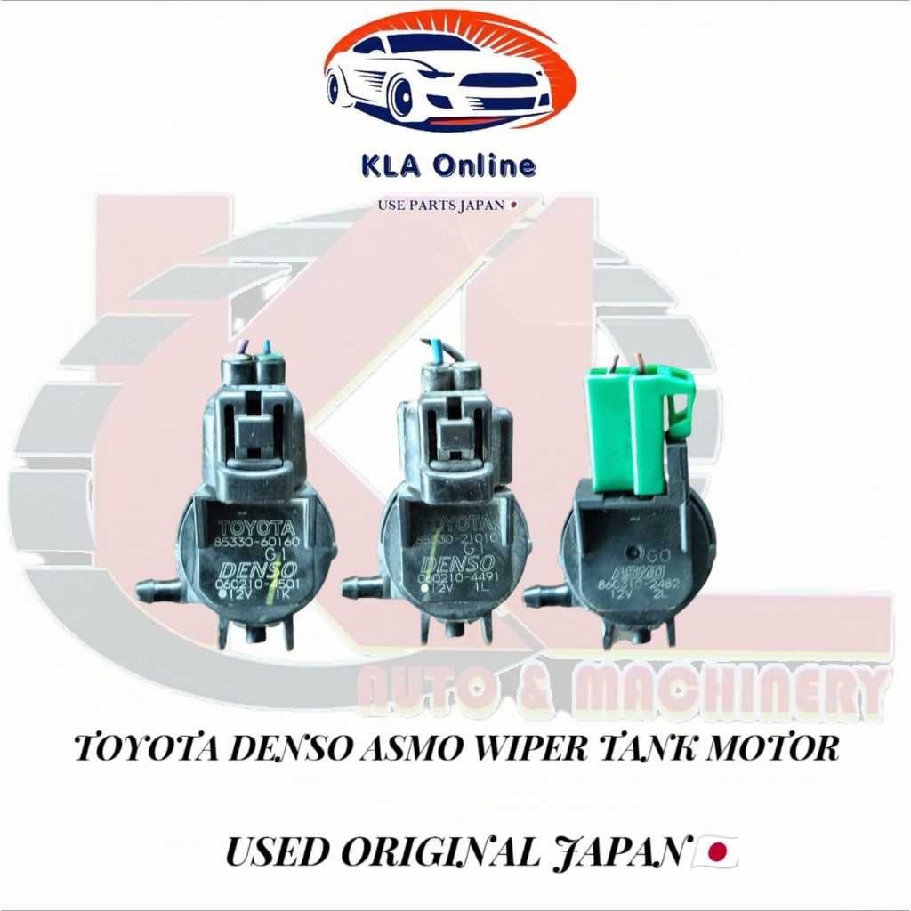 WIPER TANK MOTOR DENSO/ASMO TOYOTA (USED ORIGINAL JAPAN) | Shopee Malaysia