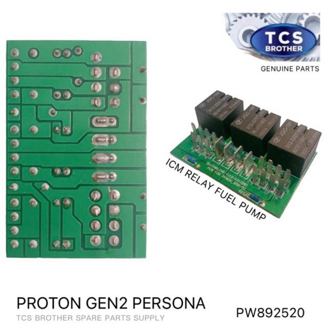 FUEL PUMP RELAY ICM NEW ORIGINAL PW892520 MADE IN MALAYSIA FOR PROTON ...