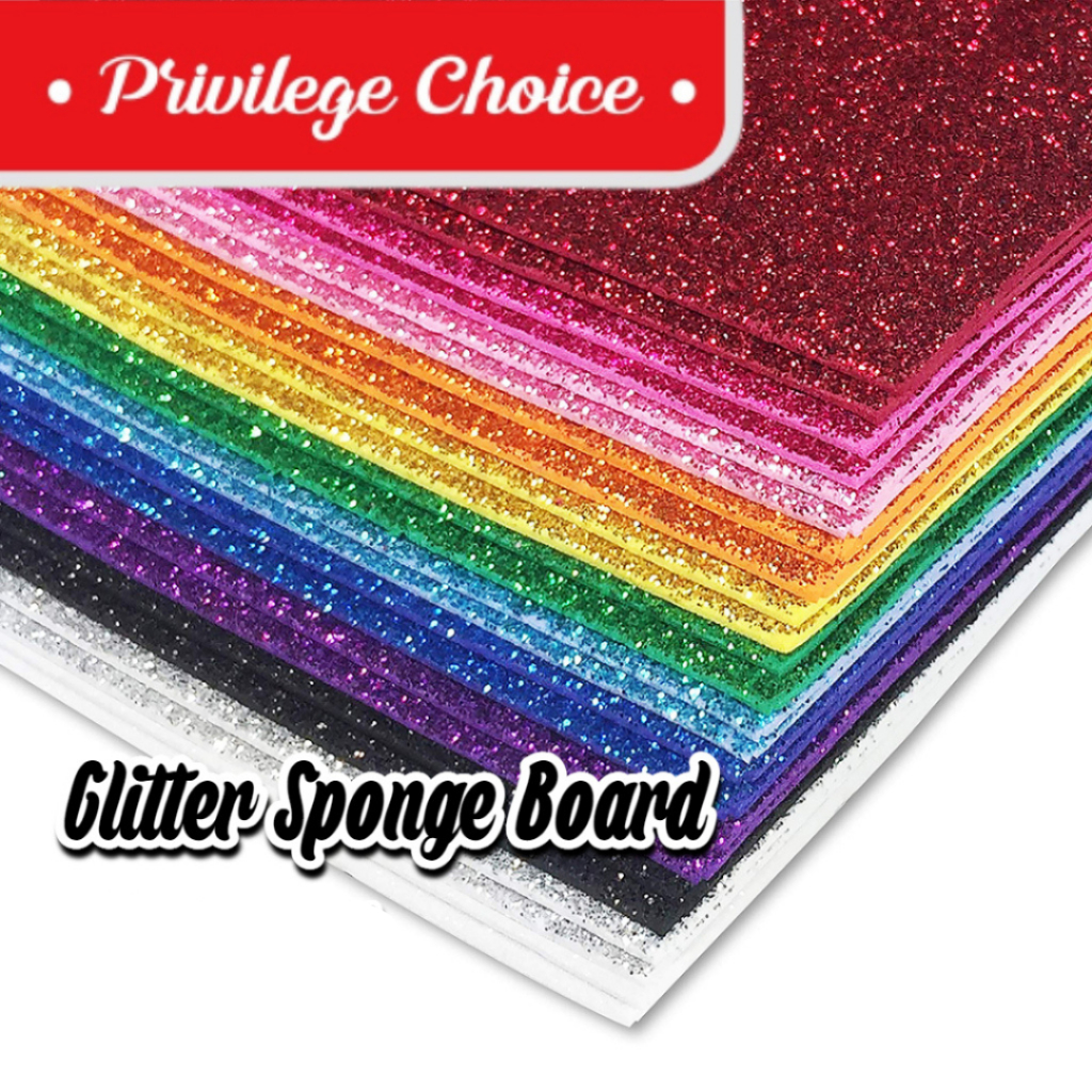 Eva Glitter Sponge Foam Sheet / Glitter Eva Foam / Glitter Sponge Board ...