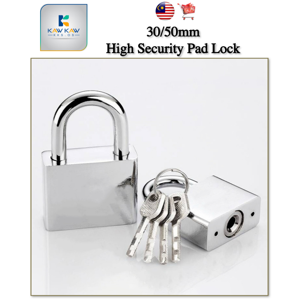 𝐊𝐊𝐒 𝟑𝟎/𝟓𝟎𝐦𝐦 𝐇𝐢𝐠𝐡 𝐒𝐞𝐜𝐮𝐫𝐢𝐭𝐲 𝐏𝐚𝐝 𝐋𝐨𝐜𝐤 🚚 Rustproof Anti-Cut Heavy Duty Door ...