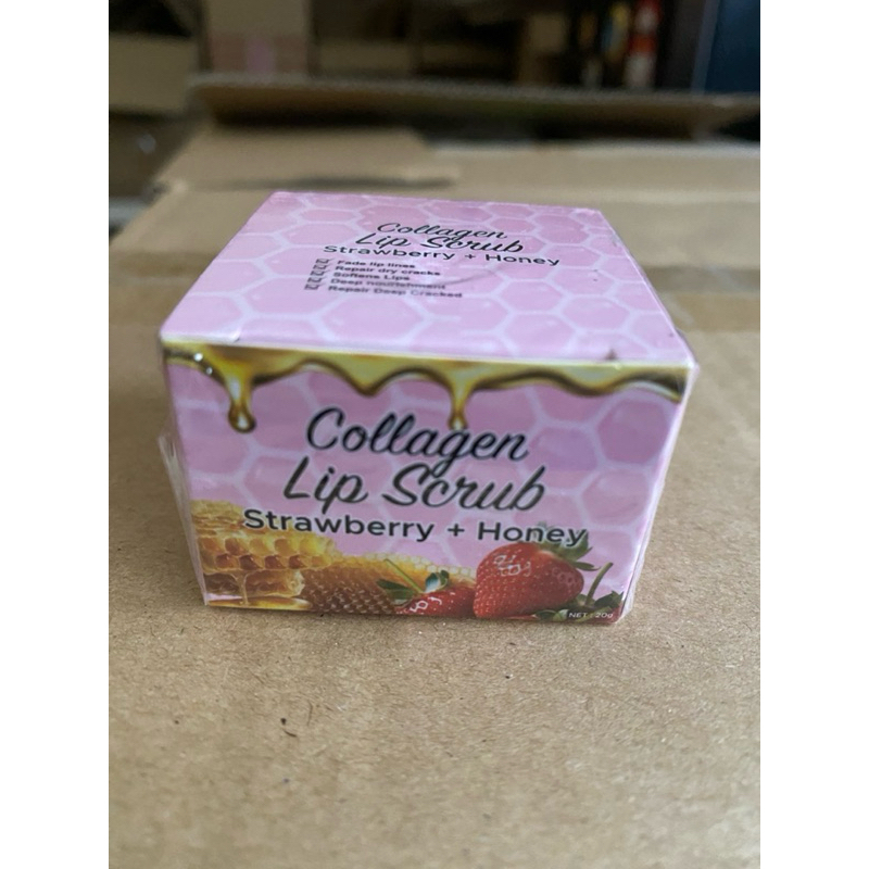 Dherbs lip collagen strawberry + honey 20g | Shopee Malaysia