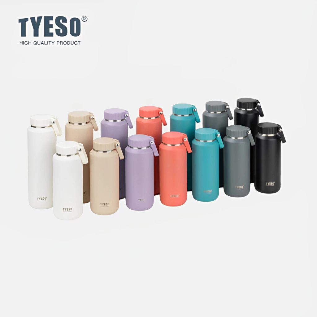 TYESO tumbler Genuine TS-8755C/8756C 500ml/710ml Vacuum Bottle Keep Cold And Hot With Handle ...