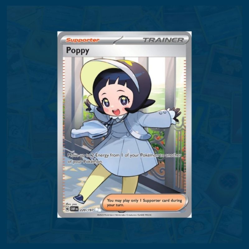 Poppy (220/197) Full Art | Obsidian Flame | Pokemon TCG Card | Shopee ...