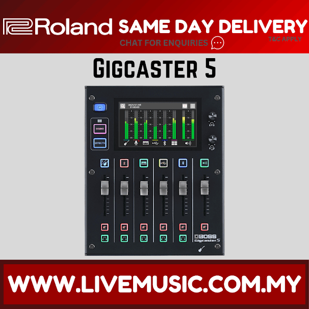 Boss GigCaster 5 5-Channel Streaming Mixer (GigCaster5 GigCaster-5 ...