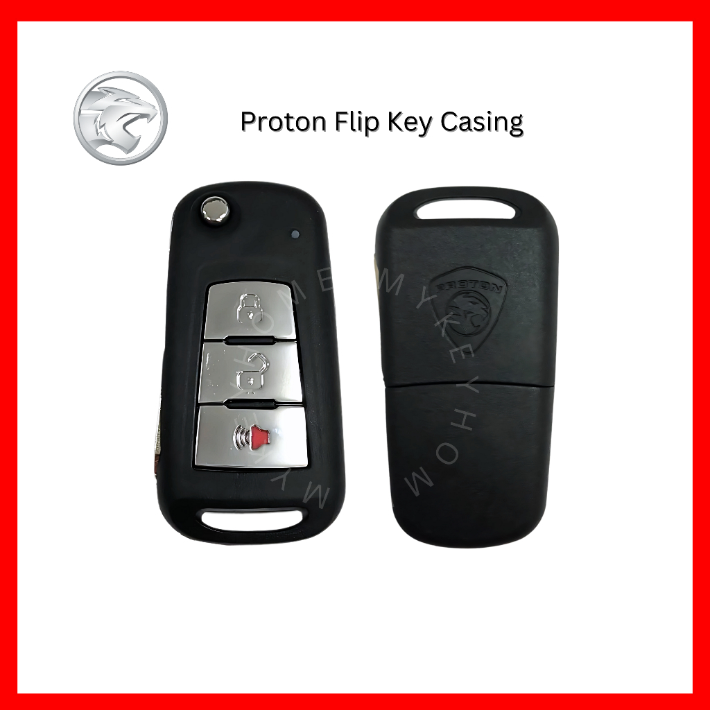 Proton Preve Flip Key Casing Key Case Replacement | Shopee Malaysia