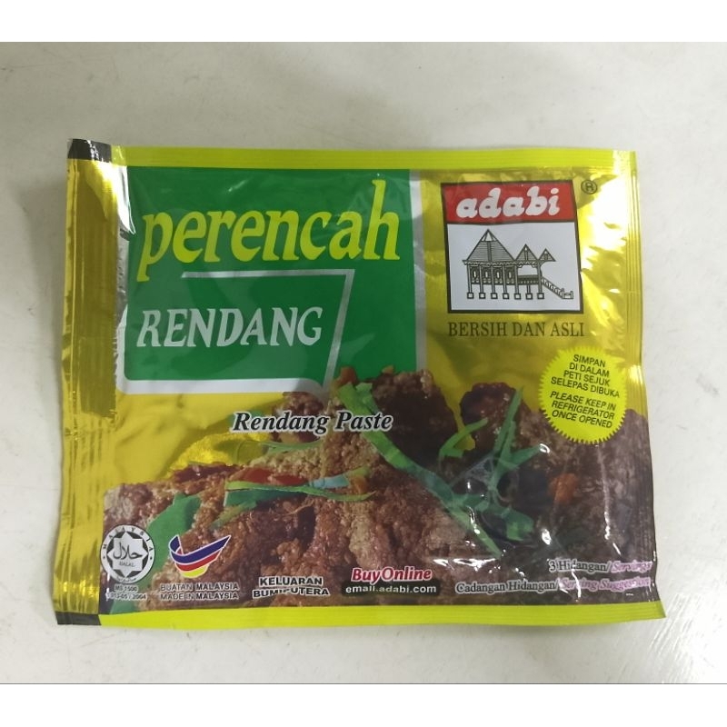 PERENCAH RENDANG ADABI | Shopee Malaysia
