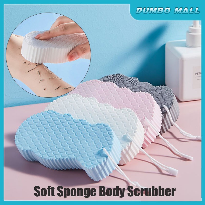 Body Sponge Scrubber Soft Shower Bath Scrub Sponge Exfoliating Skin ...