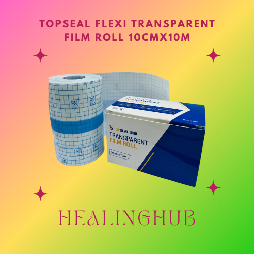 TOPSEAL FLEXI TRANSPARENT FILM ROLL 10CMX10M/10CMX1METER | Shopee Malaysia